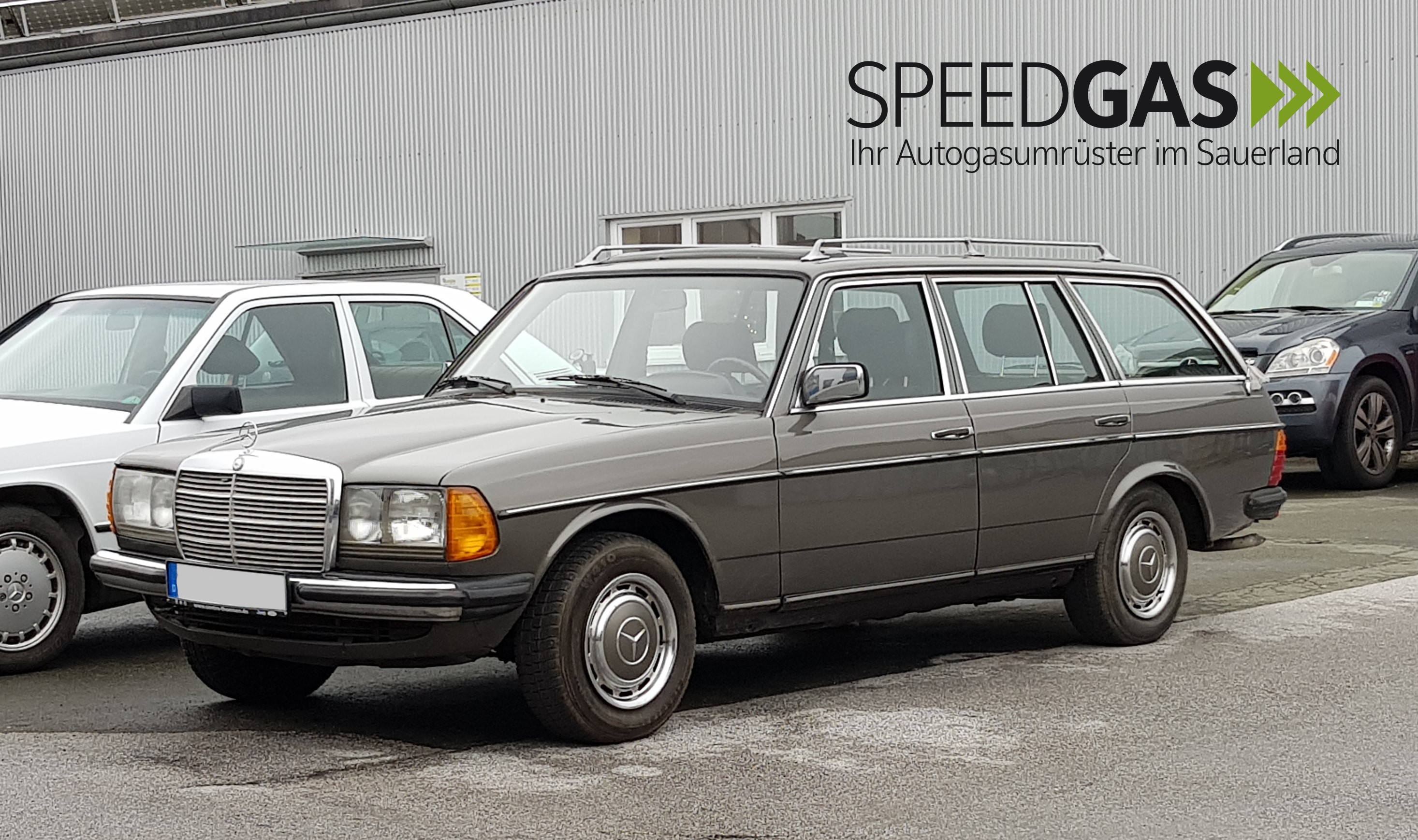 Mercedes Benz S123 W123 mit LPG Autogas Umrüstung - speed-gas.de